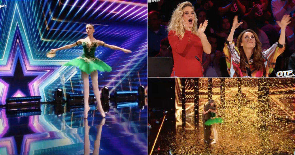 Valentina recebeu botão dourado de Manuel Moura dos Santos no Got ...